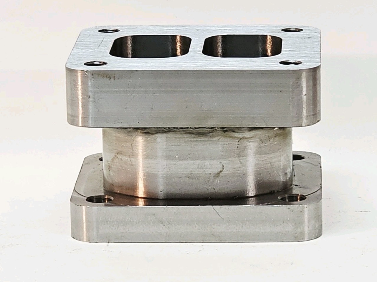 T4 Divided Inlet 3.00″ Inch Spacer Turbo Divorced Twin Scroll Riser ...