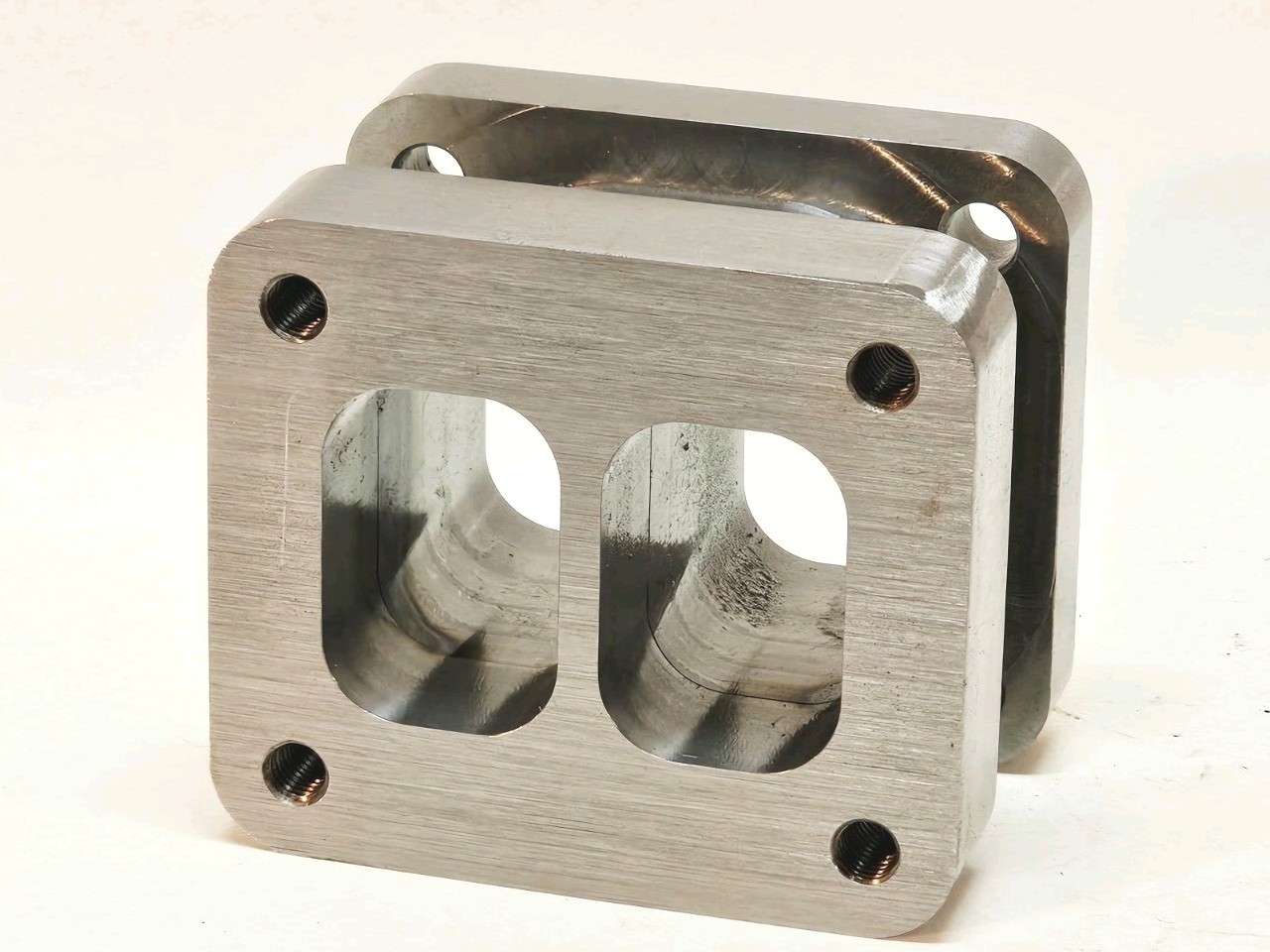 T4 Divided Inlet 3.00″ Inch Spacer Turbo Divorced Twin Scroll Riser ...