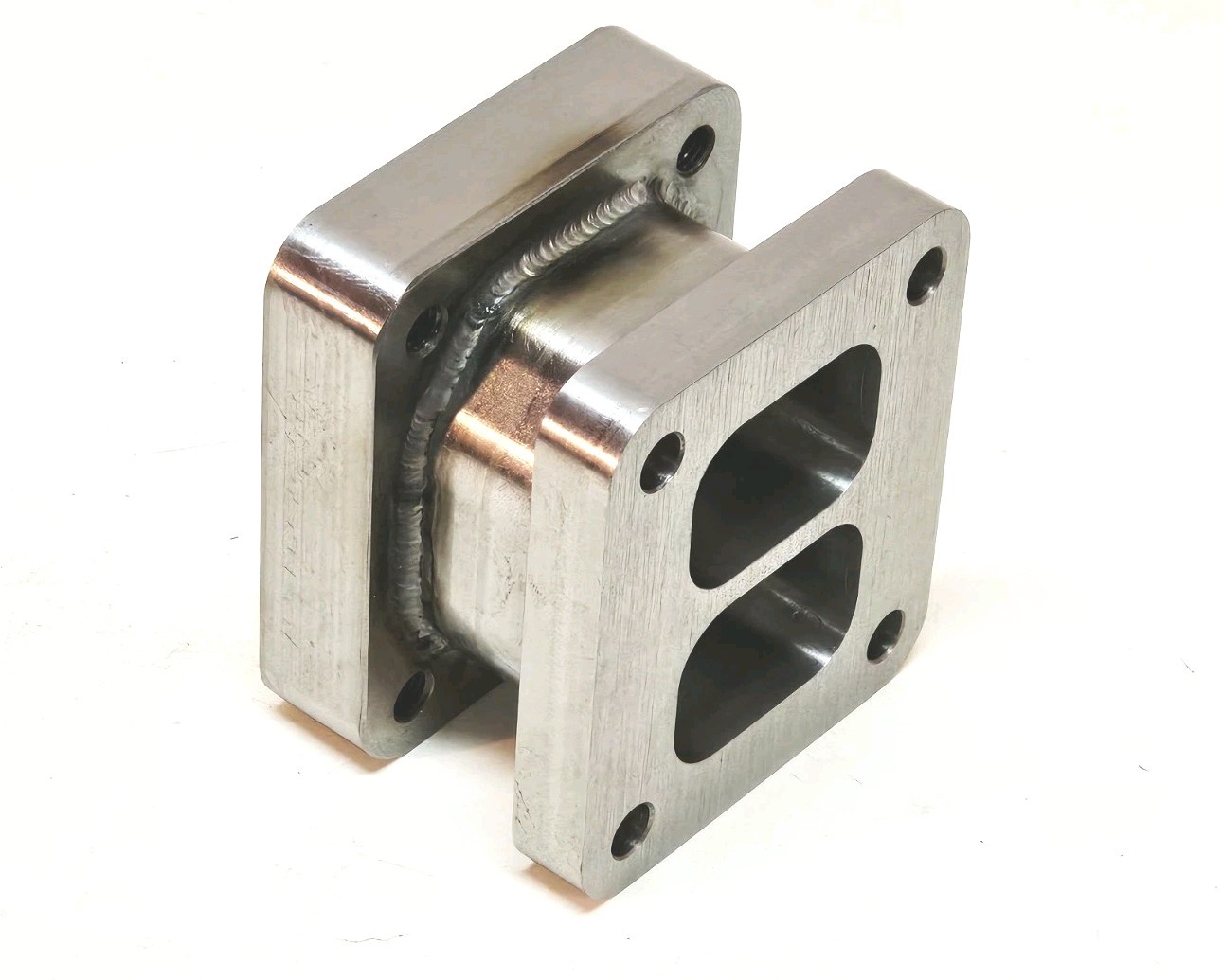 T4 Divided Inlet 3.00″ Inch Spacer Turbo Divorced Twin Scroll Riser ...