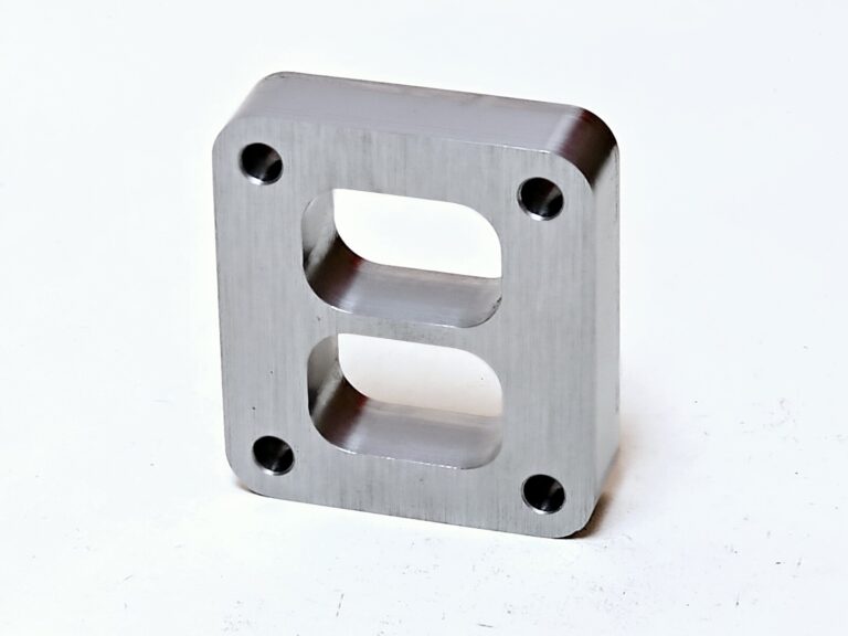 T4 Divided Inlet 1.00 ” inch Spacer Turbo Flange Divorced Twin Scroll ...
