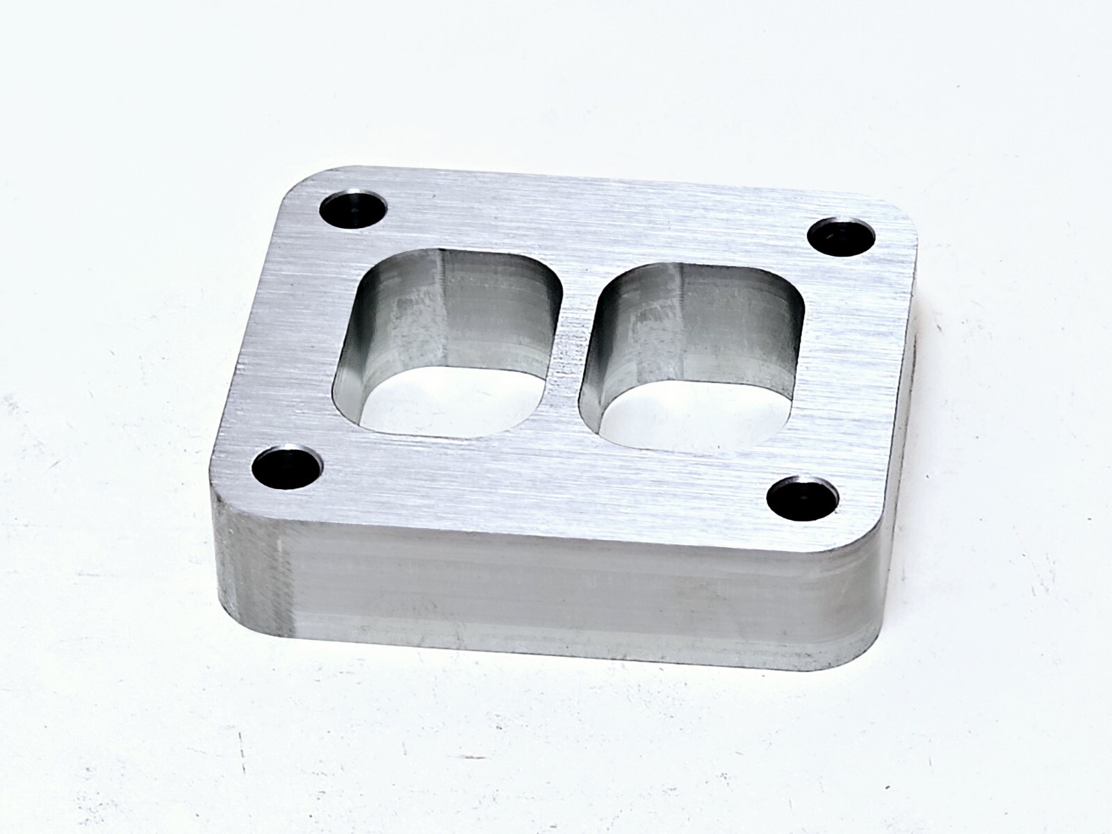 T4 Divided Inlet 1.00 ” inch Spacer Turbo Flange Divorced Twin Scroll ...