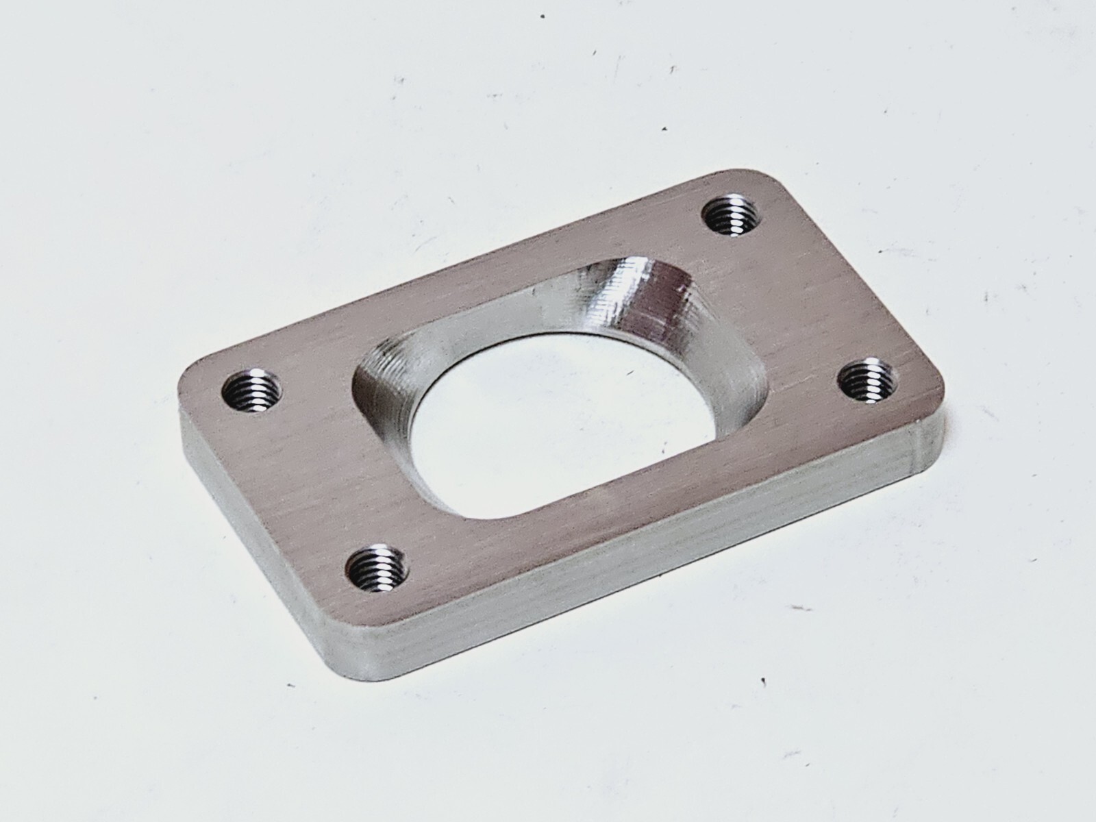 Stainless T3 Undivided to 2.0″ inch Inlet Turbo Flange Transition HX40 ...