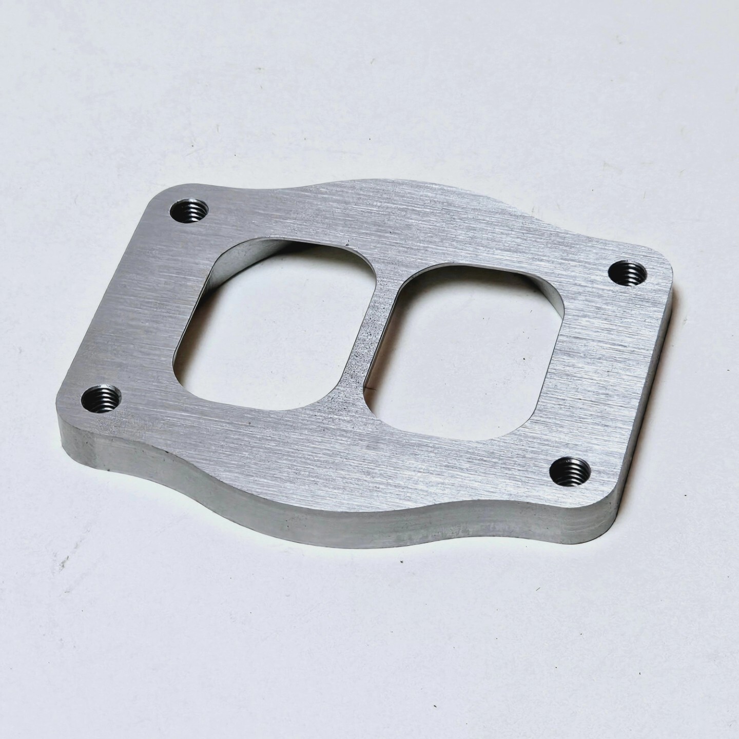 T6 Divided to 4 inch Inlet Transition Turbo Flange S400 Borg GT55 GT45 ...