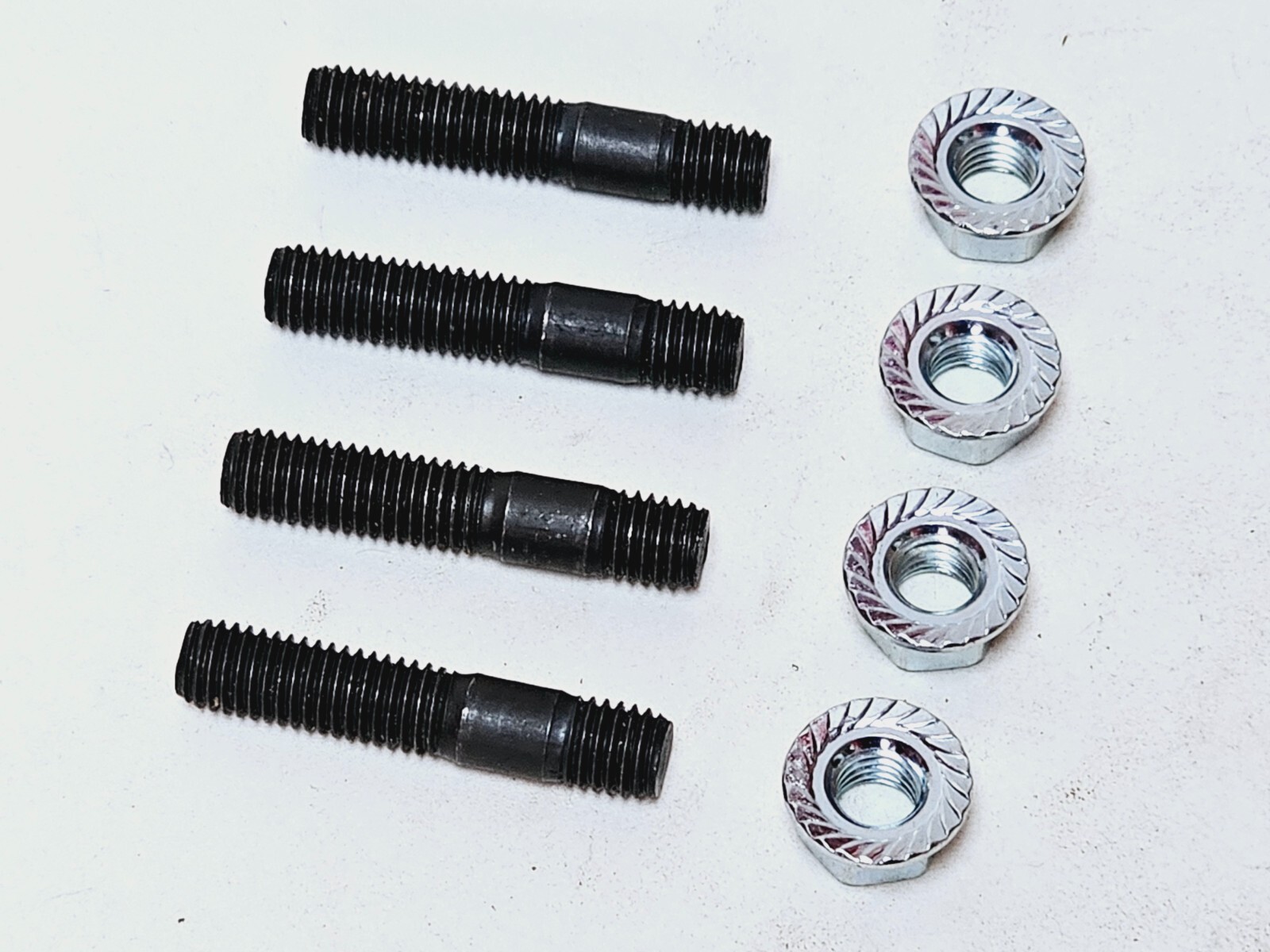 3/8″ to 3/4″ Turbo Spacer Stud Kit (M10 x 1.50) Serrated Nuts T3 T4 T6 ...