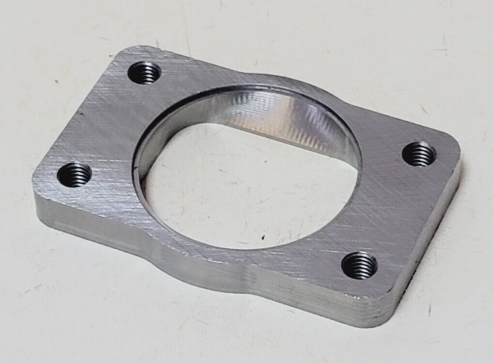 T3 Undivided to 2.50″ inch Inlet Turbo Flange Transition Threaded GT30 ...