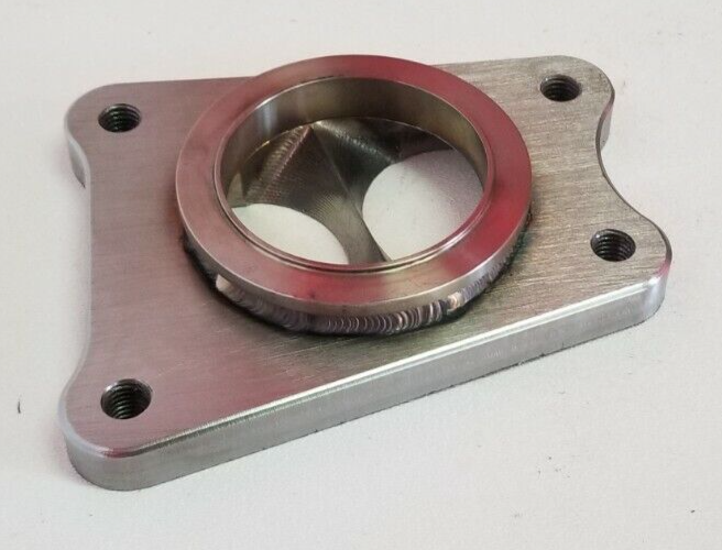 Stainless FA20 Header WRX to 3.0″ OD Precision Turbo V-band Fit Subura ...
