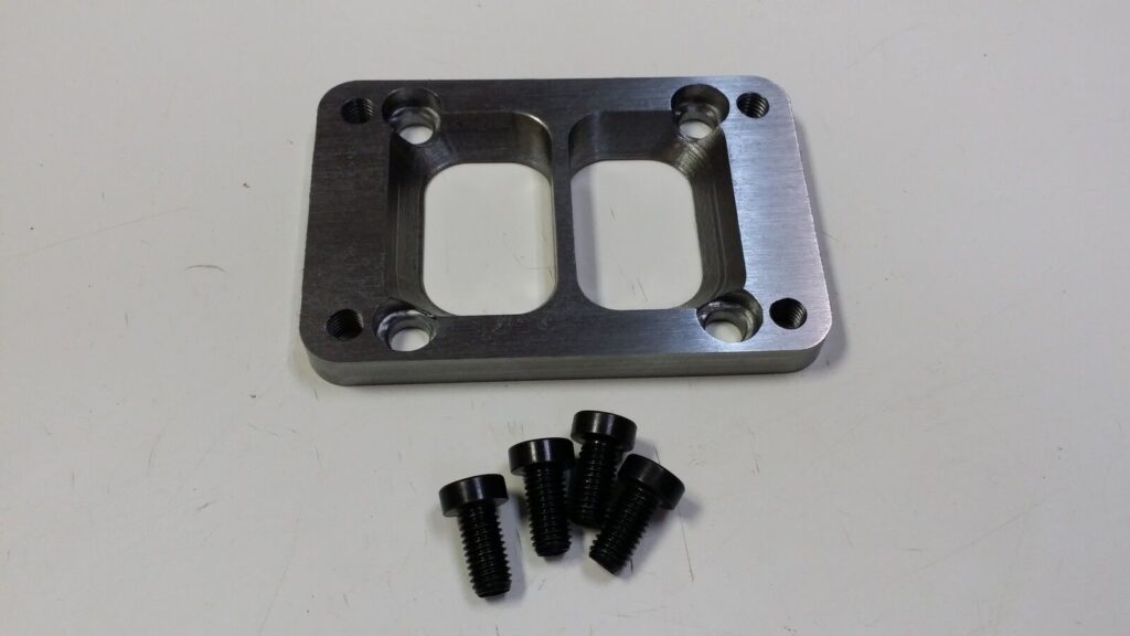 Stainless T4 Divided Countesunk to T6 Twin Scroll Divorced Flange Turbo ...