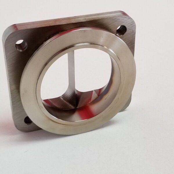 Stainless T4 Divided to 2.0" inch Twin Ports Inlet Turbo Flange ...