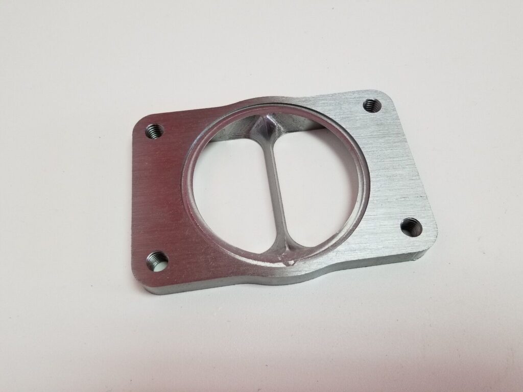 Stainless T6 Divided to 3.0" Sch 40 Transition Turbo Flange Inlet ...