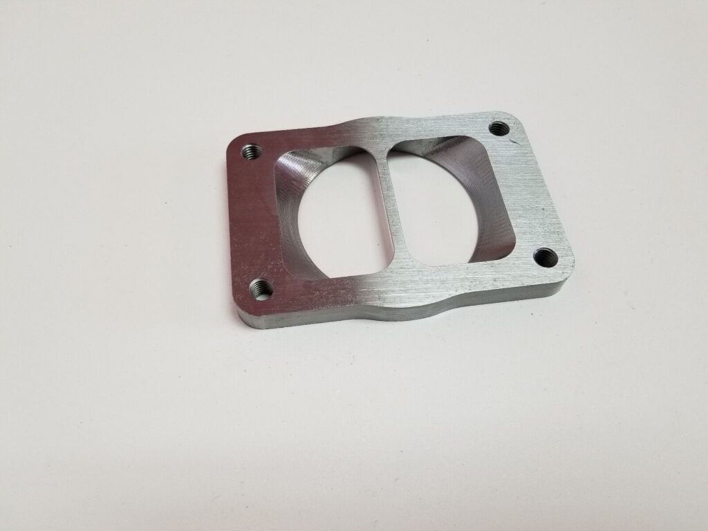 Stainless T6 Divided to 3.0" Sch 40 Transition Turbo Flange Inlet ...
