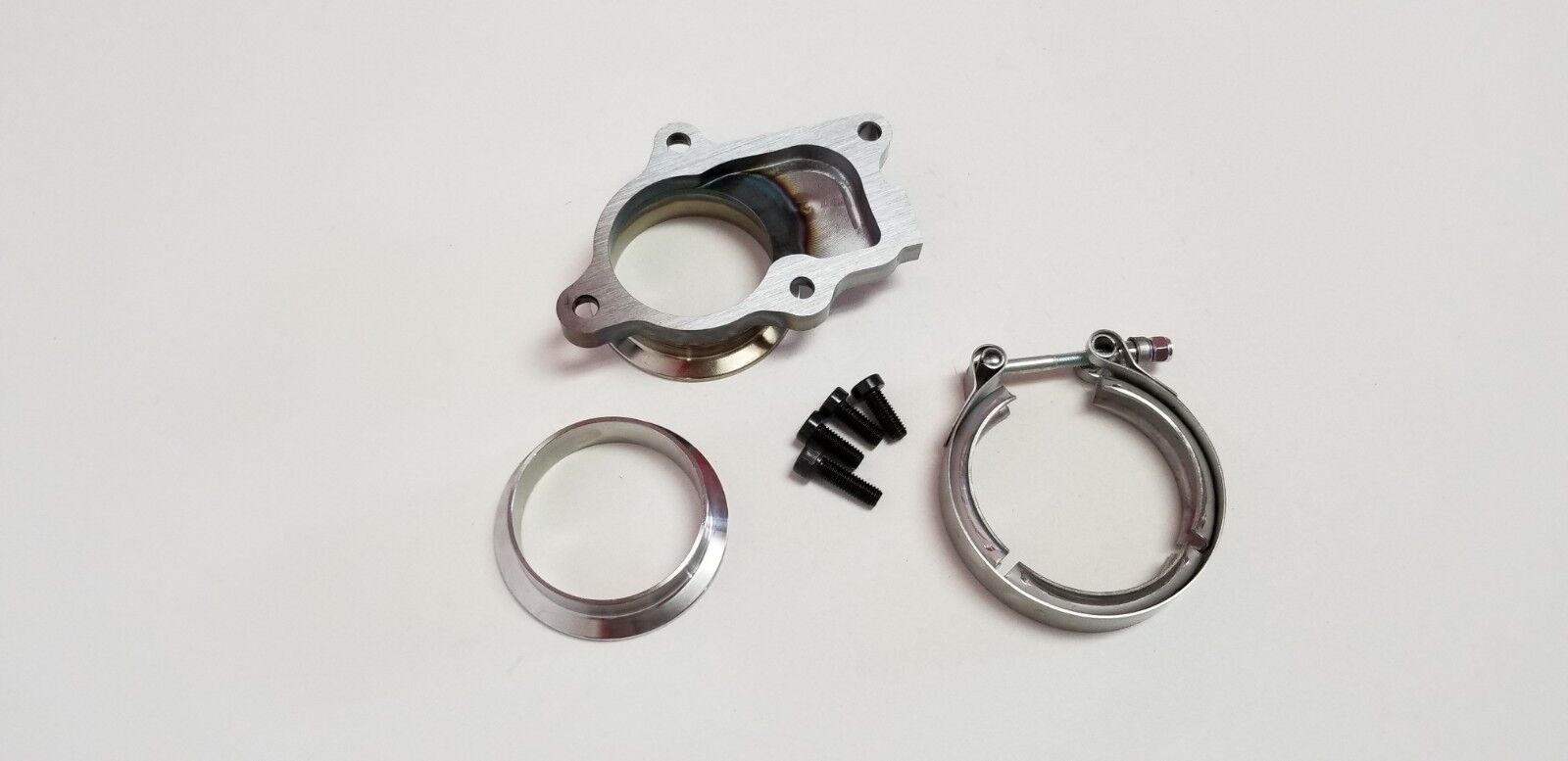 Downpipe Flange 2.5" V-band Kit fits Holset HX25 HX27 HX25W HE221W ...