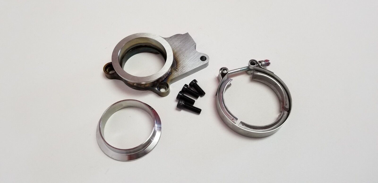 Downpipe Flange 2.5" V-band Kit fits Holset HX25 HX27 HX25W HE221W ...