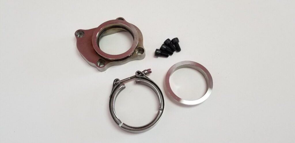 Stainless CT26 Downpipe Turbocharger Flange 3.0" Outlet V-band Toyota ...