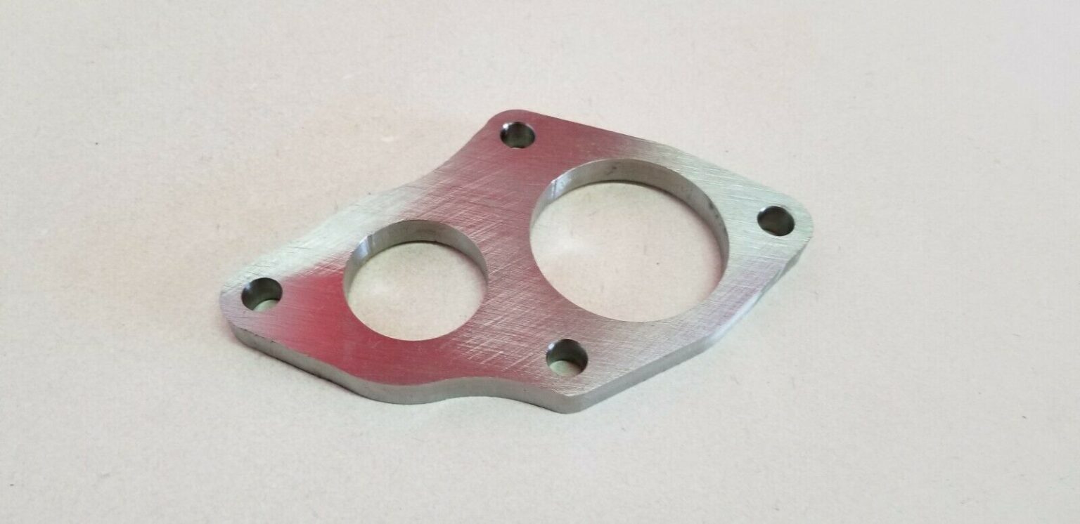 Stainless DSM 14B Downpipe Flange TDO5 1G 2G Turbo 2.5" Port 1.75" WG ...