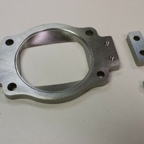 Stainless T6 Undivided Turbo Inlet Adapter Flange to 2.5" Exhaust ...