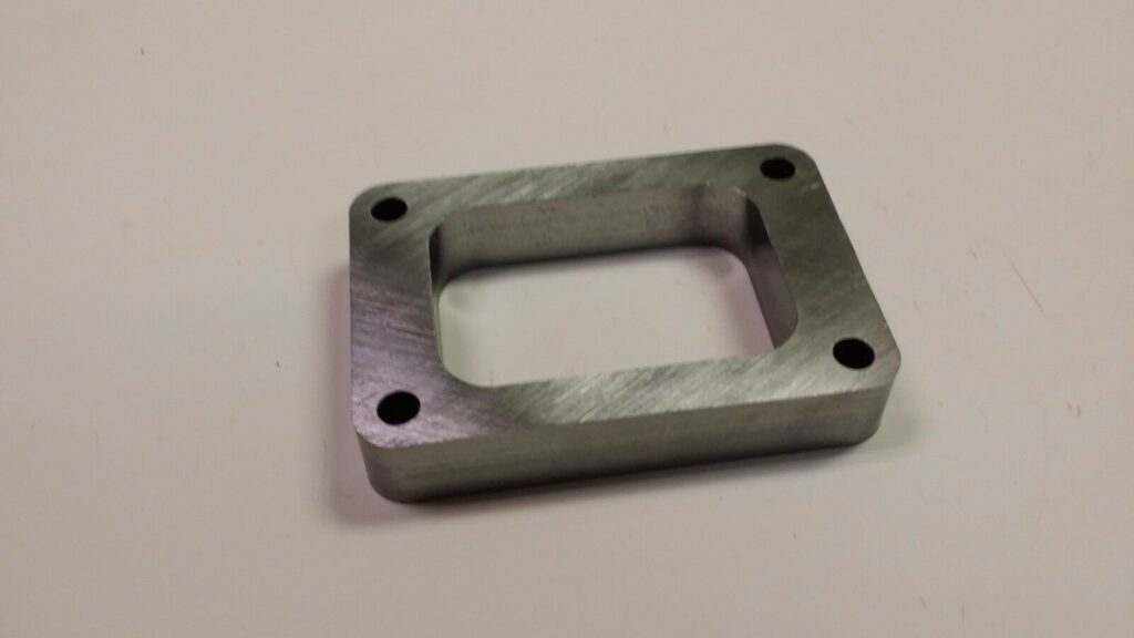T6 Undivided Inlet 1.0" Spacer Turbo Flange Garrett Precision ...