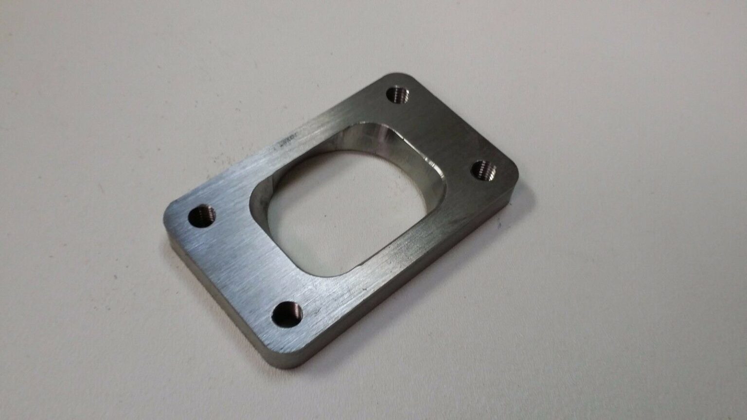 Stainless T3 Undivided to 2.25" Inlet Turbo Flange Transition 1/2" CNC ...