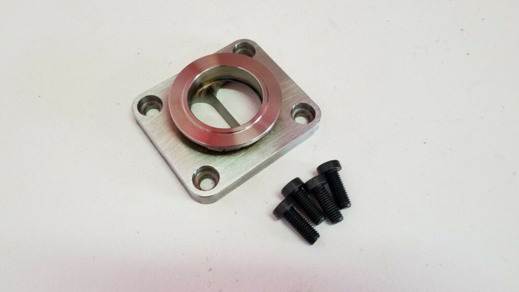Stainless T4 Divided Flange CS to PTE 3.0" OD V-band Turbo Inlet Fits ...