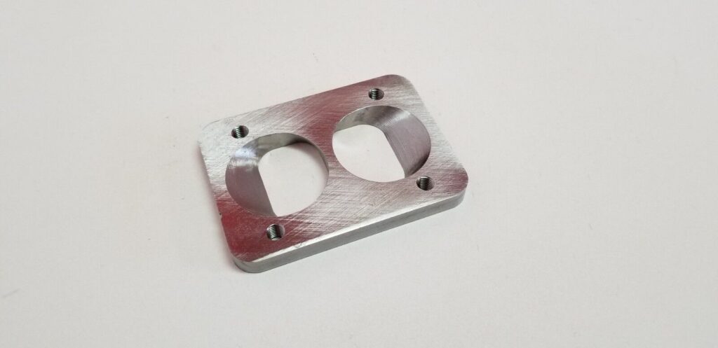 Stainless T4 Divided to 2.0" Sch 10 Pipe Twin Ports Inlet Turbo Flange ...