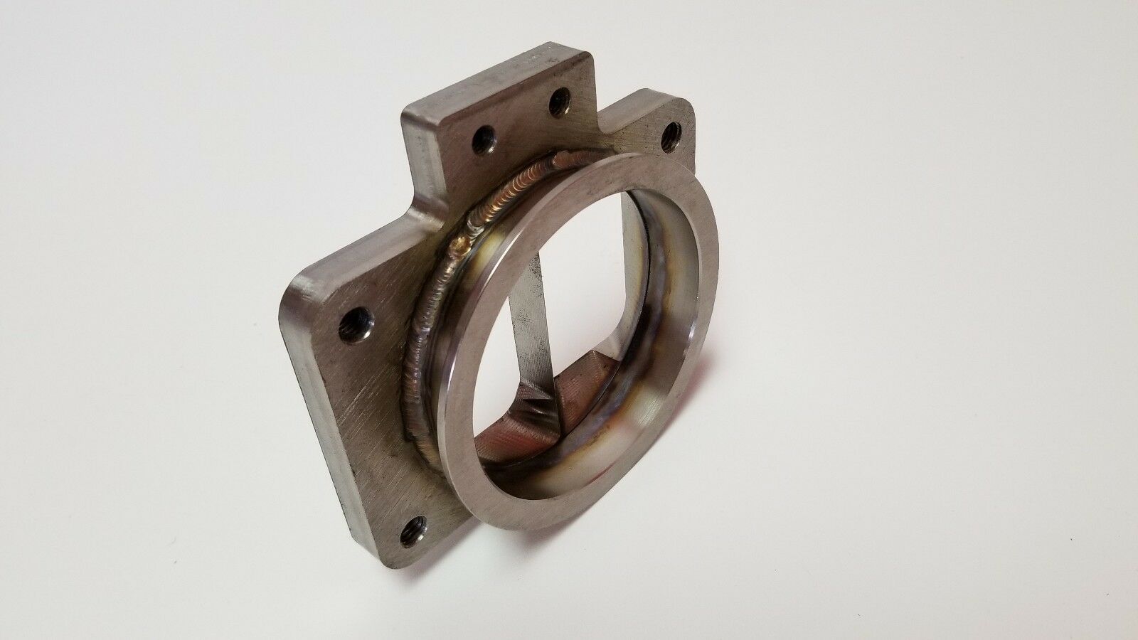 Stainless T4 Divided to 3.0" ID V-band Inlet Turbo Flange Adapter Stud ...