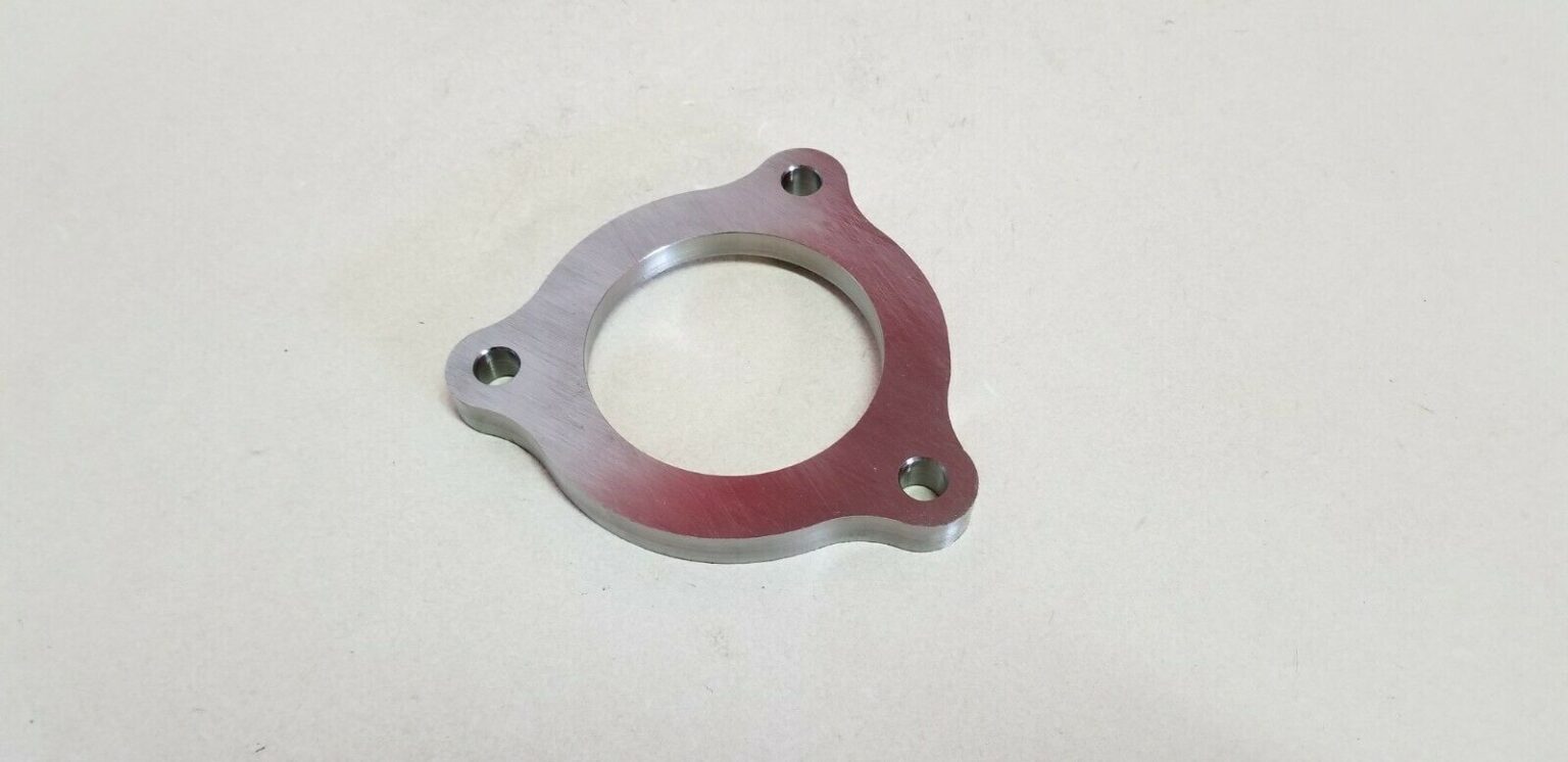 Stainless Volvo T5 Turbo 3.0" Discharge Downpipe Flange 2.5 liter 3 ...
