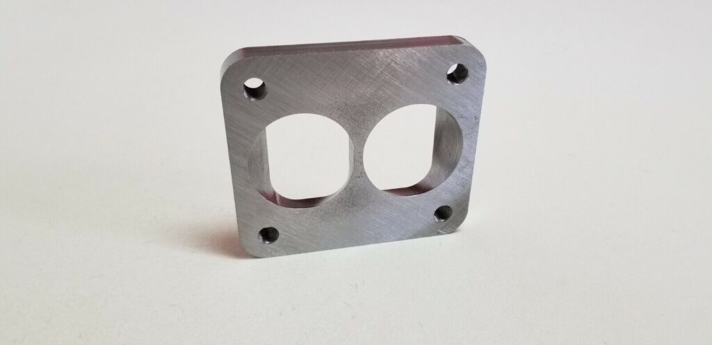 T4 Divided to 1 1/2 Schedule 10 Pipe Twin Ports Collector Turbo Flange ...