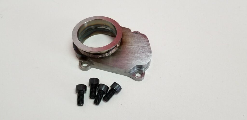 CT26 Downpipe Turbo Flange 2.5" Outlet V-Band Pocketed Fits Toyota ...