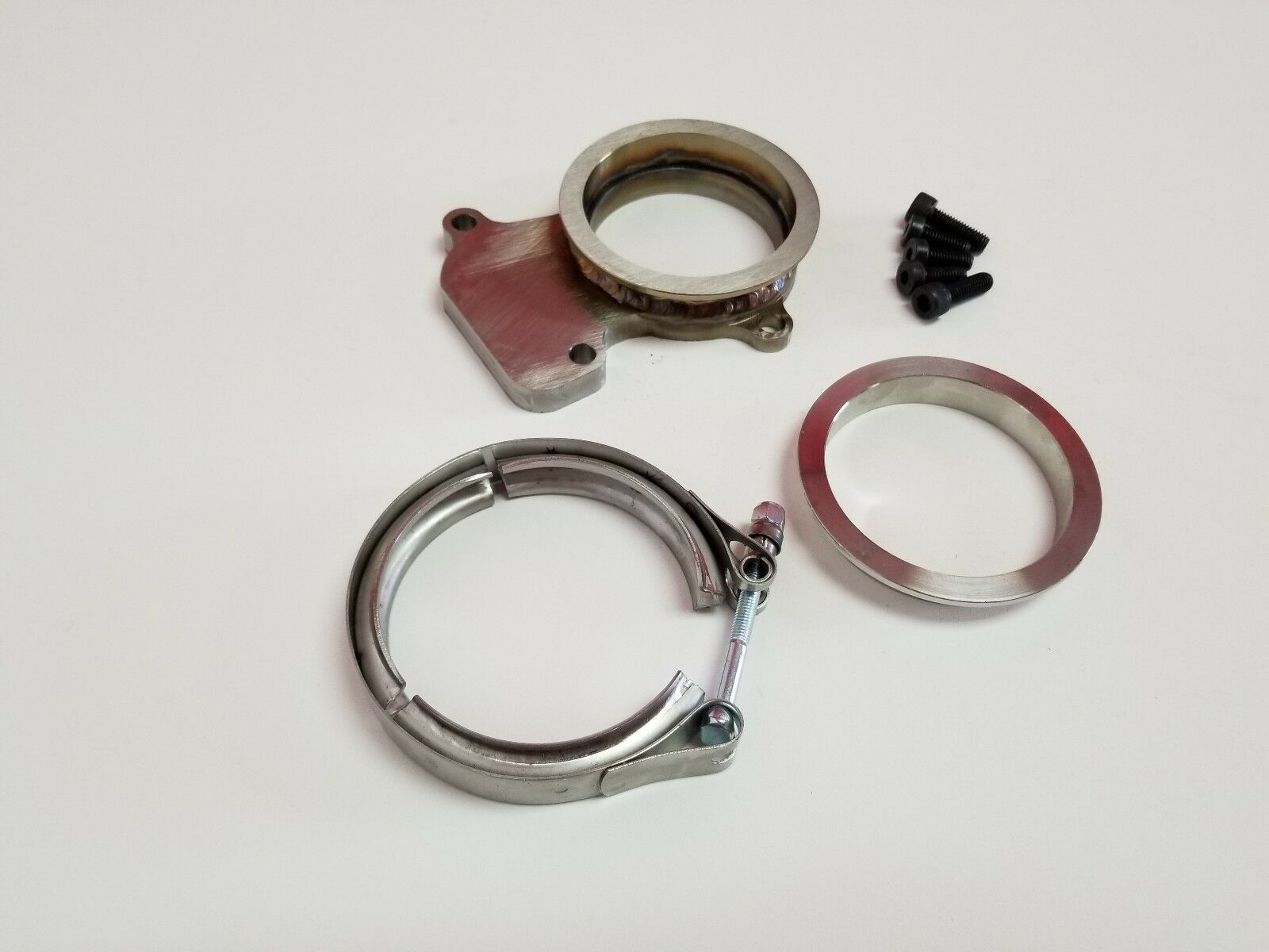 Stainless Downpipe Turbo Flange 3.0" V-band Kit Fits Holset HX30 HX35 ...