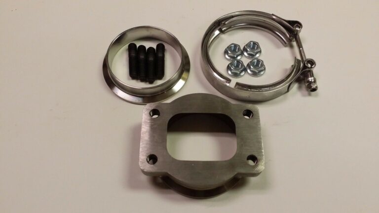 T3 Turbo Universal Stainless Steel 3" 4 Bolt To 3.0" V-Band Turbo ...
