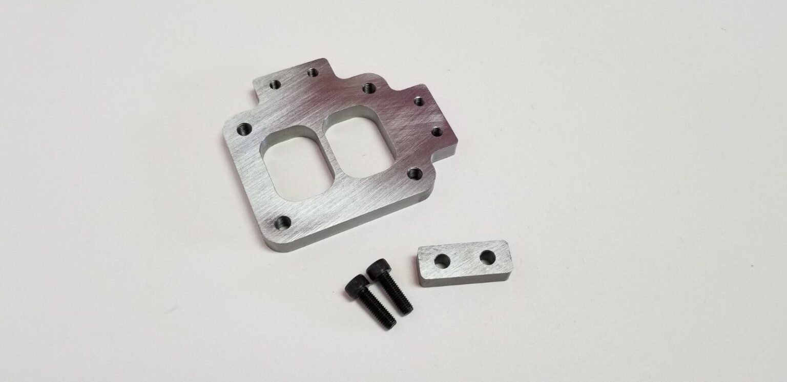 T4 Divided Turbo Inlet Flange Support Tabs Twin Scroll S300 S366 GT30 ...