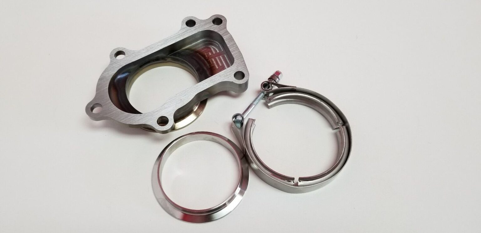 CT26 MR2 Downpipe Turbo V-band Kit Flange 3.0" Pocket Fits Toyota 3sgte ...