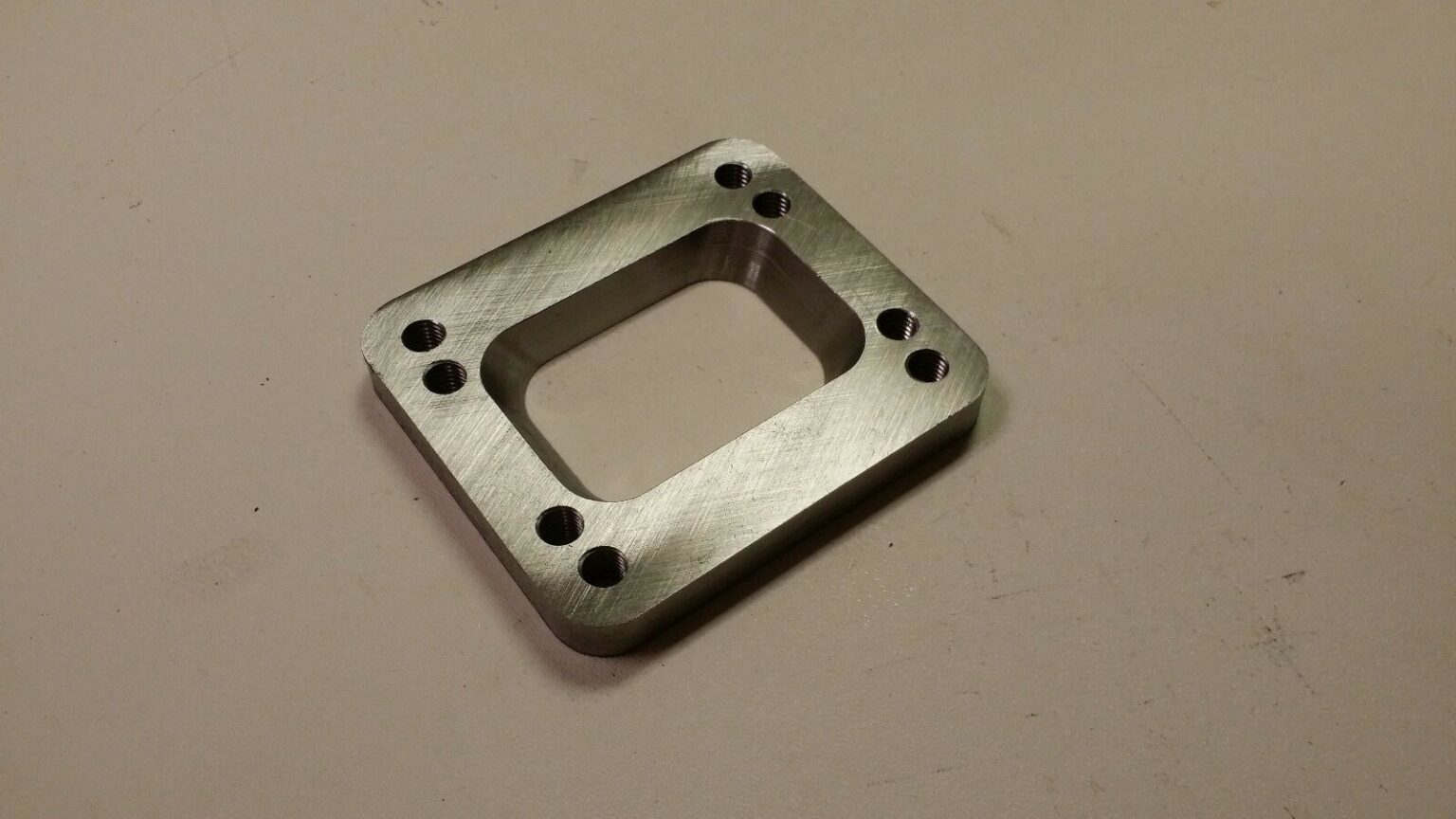 Stainless T3 Undivided to T4 Undivided Turbo Manifold Flange Thread ...