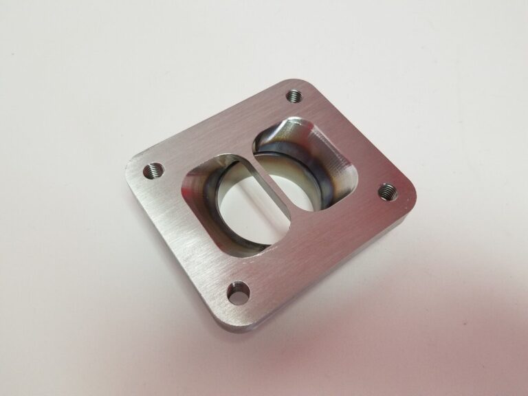 Stainless T4 Divided Inlet Flange to 3" OD Tial V-band Turbo GT28 GT30 ...