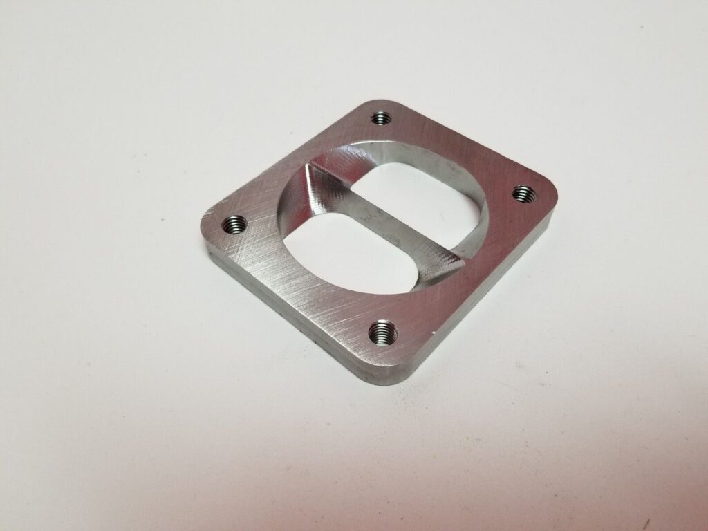 Stainless T4 Divided Turbo Flange to 3.00" Schedule 10 Pipe Inlet ...
