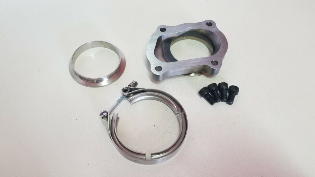 CT26 Downpipe Turbo Flange 3.0" Outlet V-band Fit Toyota Supra Kit 3.0 ...
