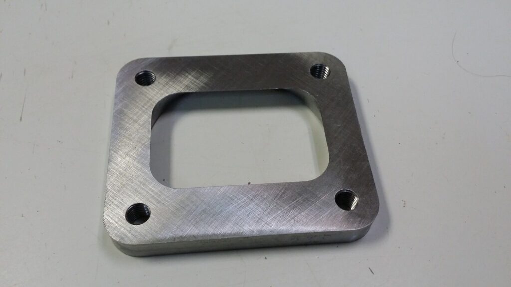 Stainless T4 Undivided Turbo Flange to 3.00" Schedule 10 Inlet Flange 1 ...
