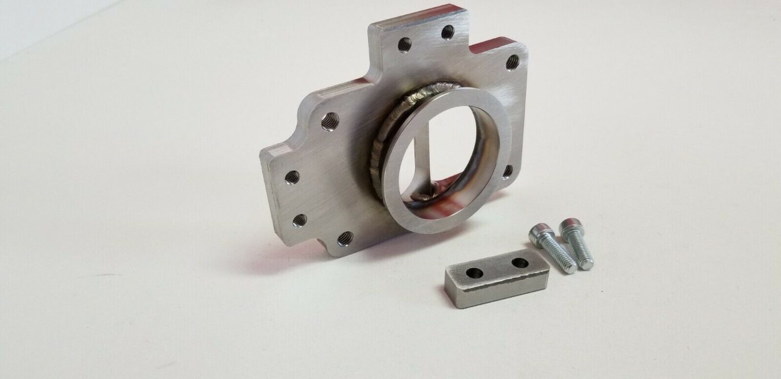 Stainless T6 Divided Turbo Inlet Flange to 2.50" Vband Tabs Transition ...