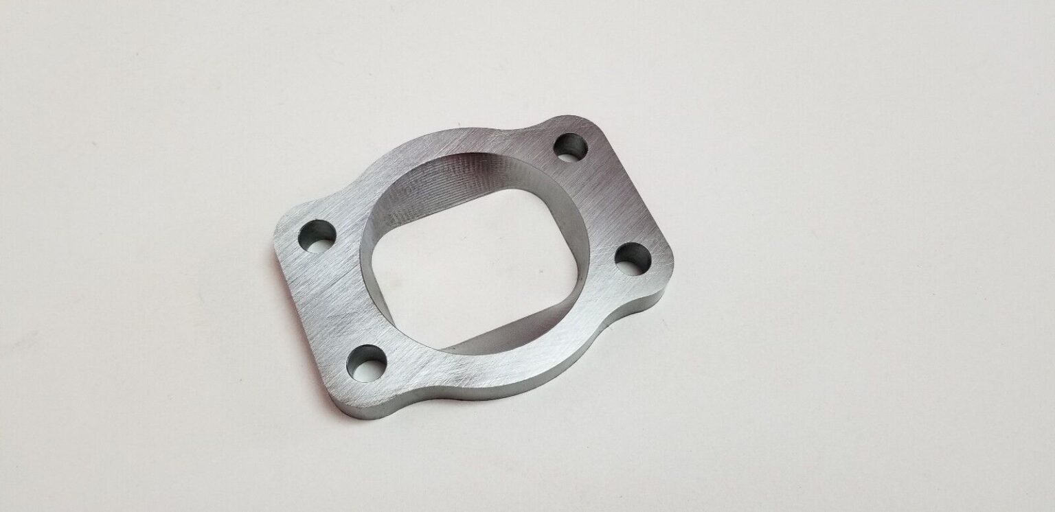 Stainless TD04 Inlet Flange 4 bolt to T3 Undivided Turbo 850 S70 V70 ...