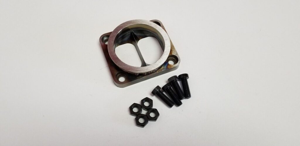 Stainless T4 Divided CS to 3.0" ID V-band Inlet Turbo Flange Transition ...