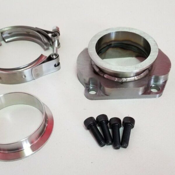 Stainless CT26 Downpipe Turbocharger Flange 3.0" Outlet V-band Toyota ...
