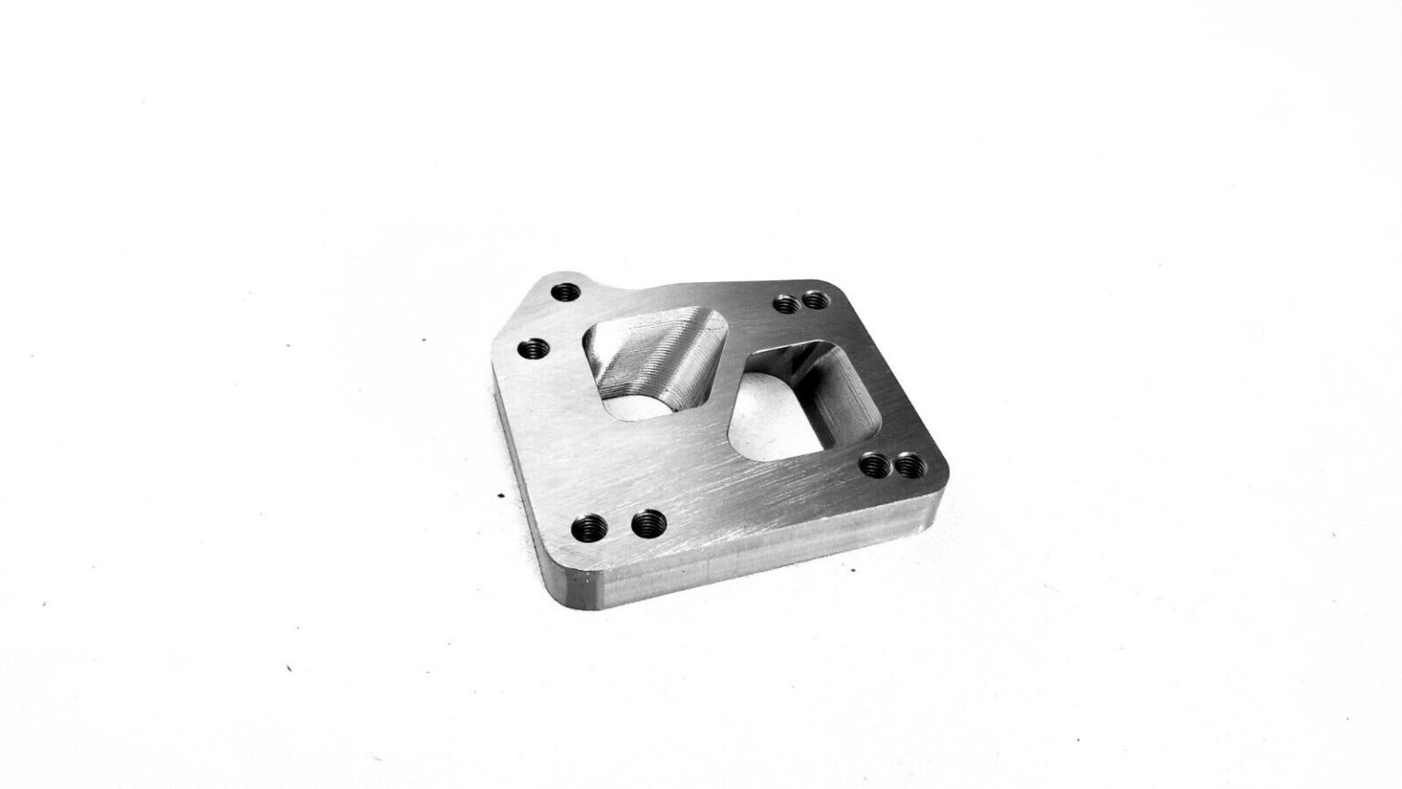 EVO 5/6/7/8/9 Header Manifold to T4 Divided Turbo Flange Adapter fits ...