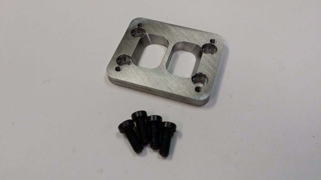 Stainless T3 CS Divided to T4 Turbo HX50 HX52 Flange Adapter M11 Fit ...