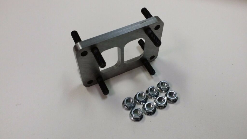 T4 Divided to T6 Divided Turbo Inlet Studs Kit Transition Adapter ...