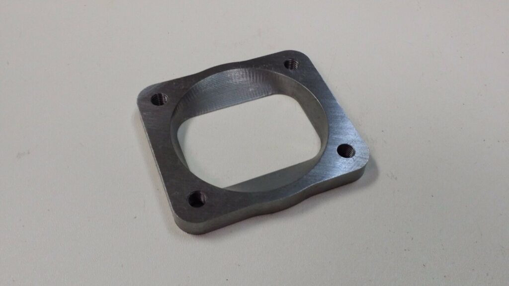 T4 Undivided to 3.5" inch Inlet Turbo Flange Transition 1/2" CNC S300 ...