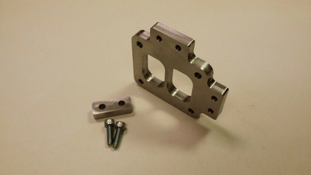 Stainless T4 Divided Turbo Inlet Flange Mounting Tabs S300 S400 GT42 ...