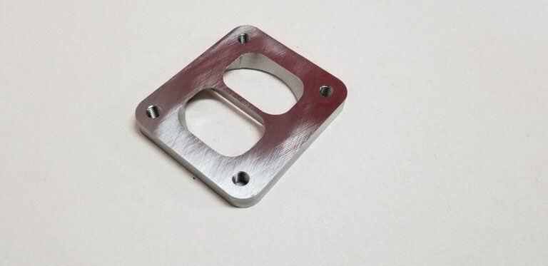 Stainless T5 HX50 HX52 Divided Turbo Flange to 3" inlet flange Divorced ...